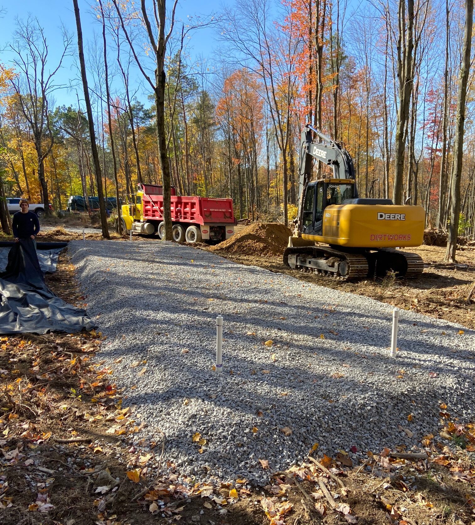 At Grade Septic System Installation
